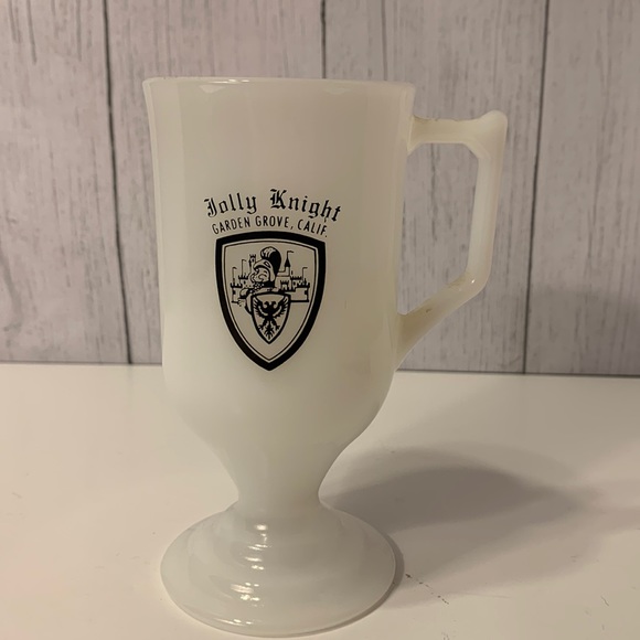Dining | Jolly Knight Milk Glass Mug | Poshmark
